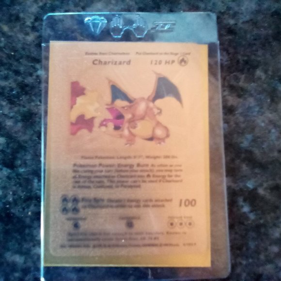 Pokemon | Toys | First Edition Gold Foil Charizard | Poshmark